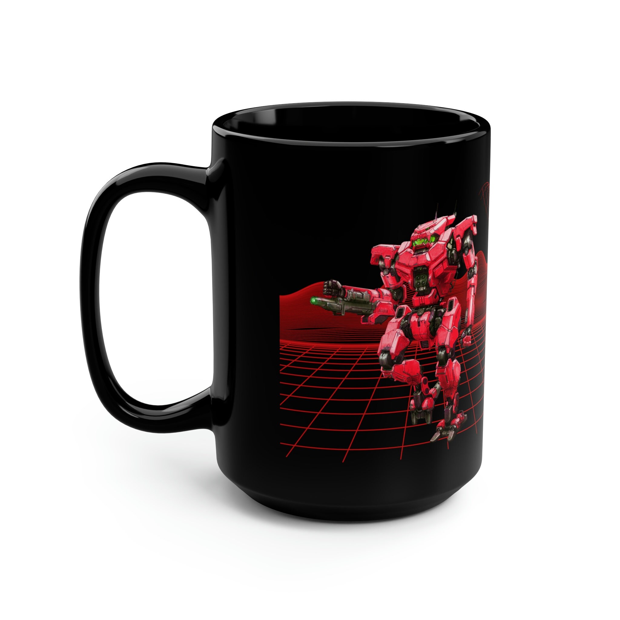 Black Glossy Mug Mechwarrior Battletech MWO Mech. - Etsy Canada