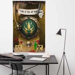 Grim Army Flag - Tabletop Wargaming Banner - Fantasy Army Accessories ...