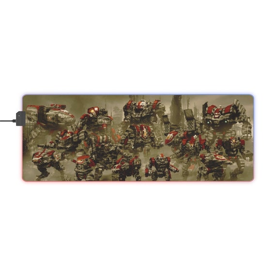 LED Gamer Mouse Pad Mechwarrior Battletech MWO Mech. - Etsy