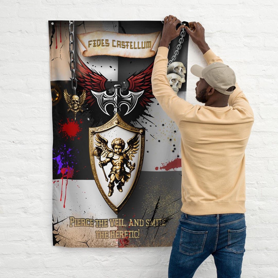 Grim Army Flag Tabletop Wargaming Banner Fantasy Army Accessories TTRPG ...