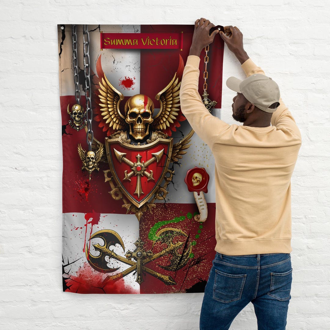 Grim Army Flag Tabletop Wargaming Banner Fantasy Army Accessories TTRPG ...