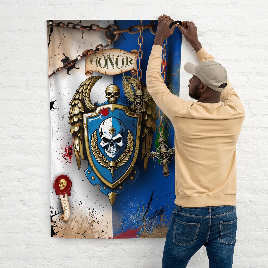 Grim Army Flag Tabletop Wargaming Banner Fantasy Army Accessories TTRPG ...