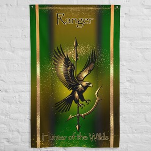 DND Character Class Flag Tabletop RPG Ranger Banner Fantasy Army ...