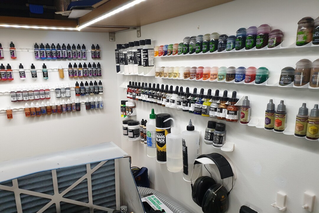 Paint Rack Citadel/games Workshop for Mounting on Wall. Useful for ...