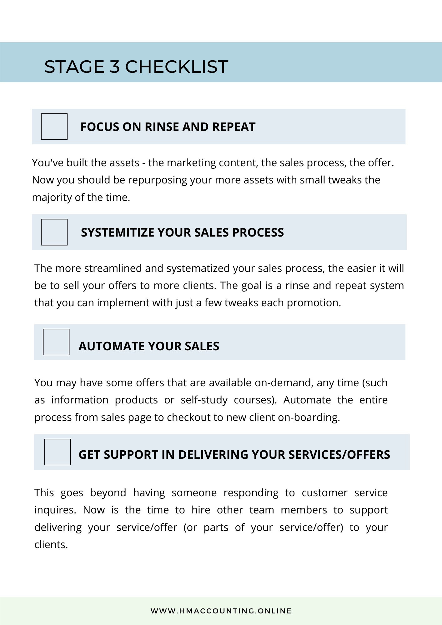 Business Growth Guide and Checklist for Small Business Owners - Etsy