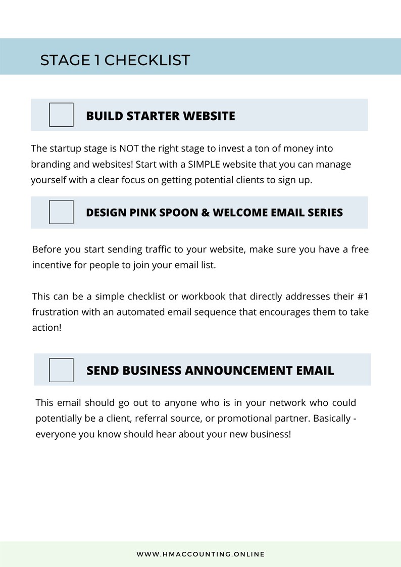 Business Growth Guide and Checklist for Small Business Owners - Etsy