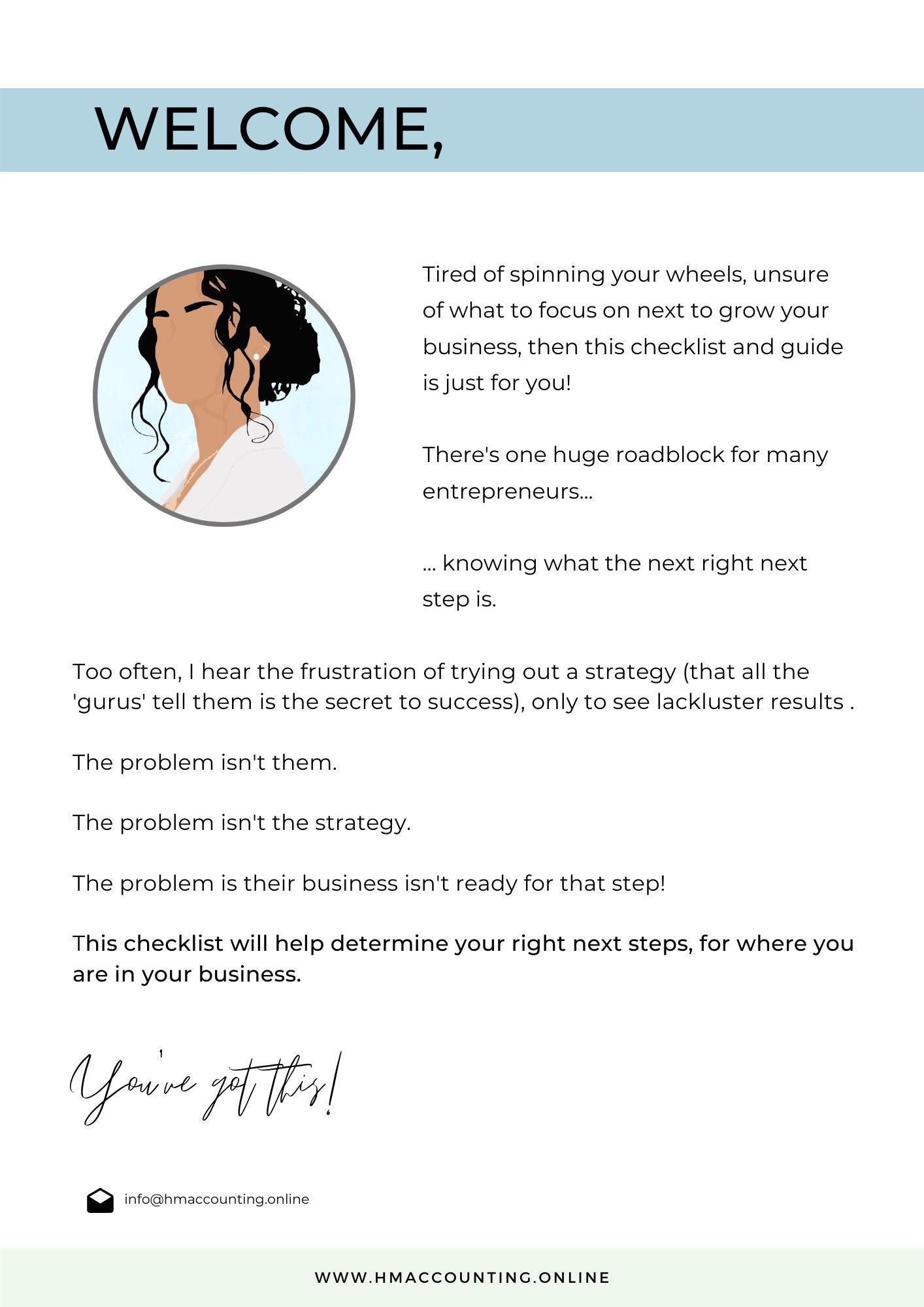 Business Growth Guide and Checklist for Small Business Owners, Business ...