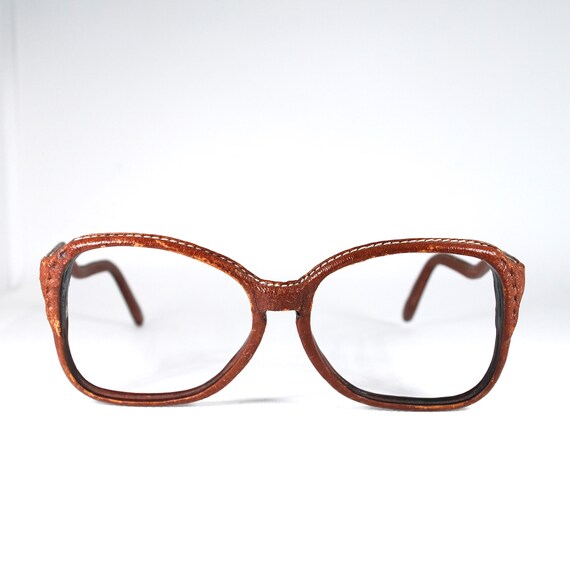 Stitched Leather Wrapped Frame - Gem
