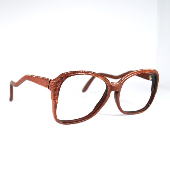 Stitched Leather Wrapped Frame - Gem