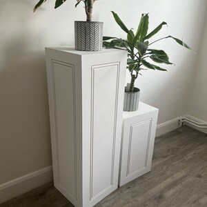 Plinths Flower Tower Display Cake Stand MDF Plinth Stand Shop Display ...