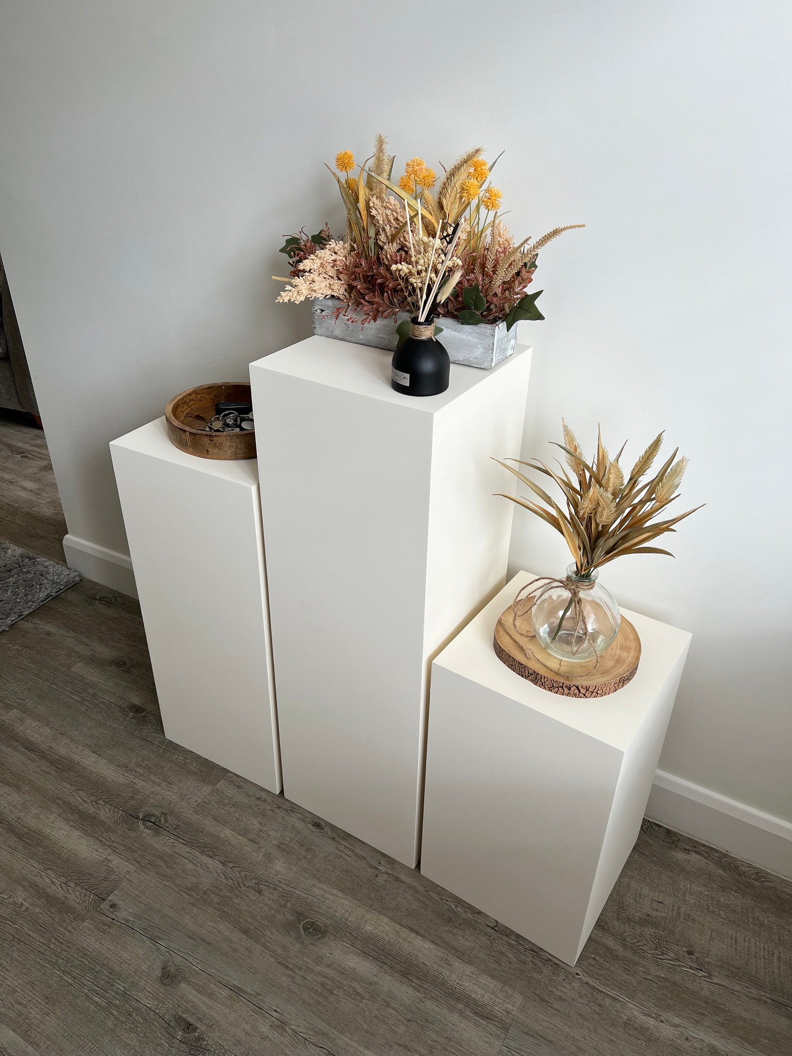 Magnolia Plinths Flower Tower Display Cake Stand MDF Plinth Stand Shop ...