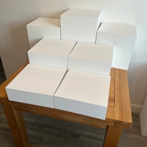 Plinth - Food Riser - Bulk Package - Flower Tower Display - Cake Stand ...