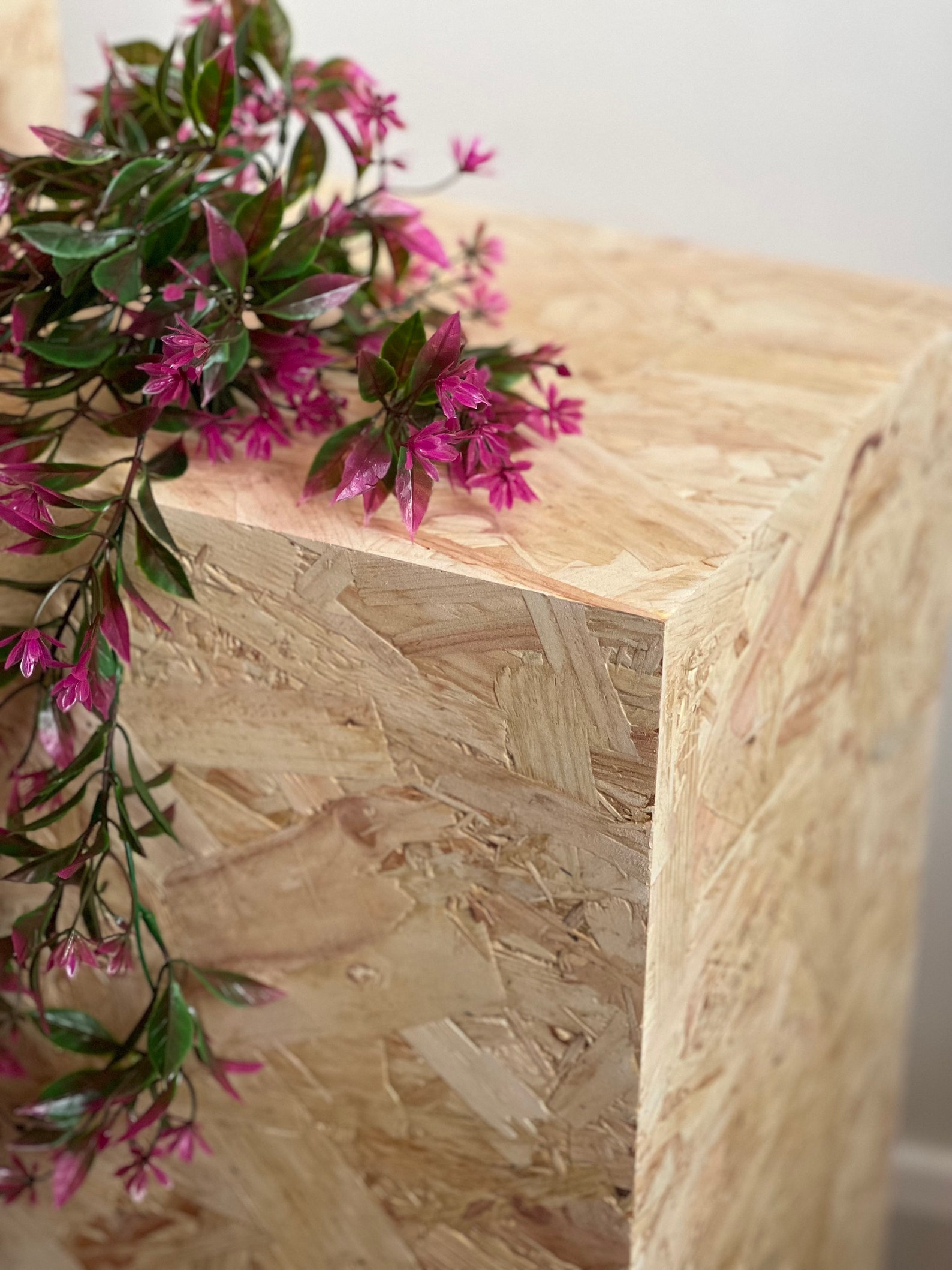 Plinths - Flower Tower Display - Cake Stand - OSB - Rustic - Shop ...
