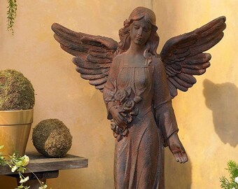 Angel Yard Statue - Etsy