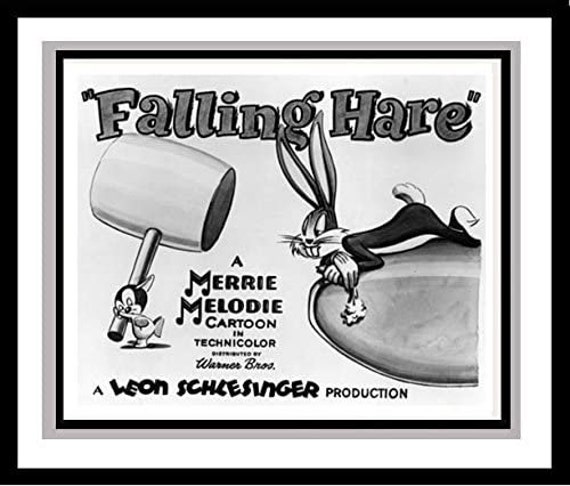 Vintage Bugs Bunny And The Gremlin Falling Hare Etsy