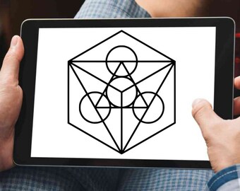 Sacred Geometry Triangle Design DXF File for Laser and Plasma - Etsy