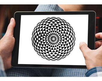 Sacred Geometry Triangle Design DXF File for Laser and Plasma - Etsy