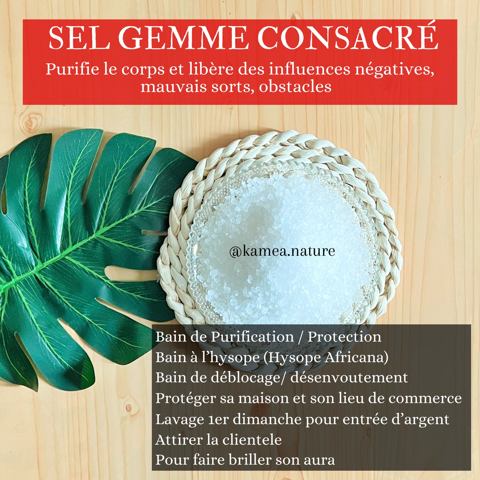 PURE ROCK SALT / Purification / Protection / Luck | Etsy