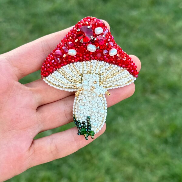 Mushroom Pin - Etsy