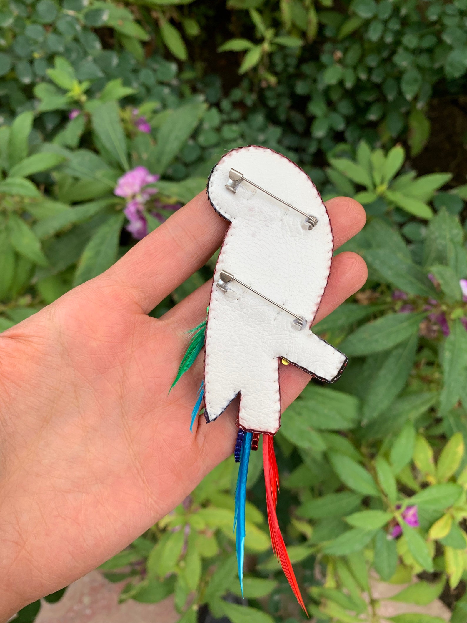 Handmade Parrot Brooch, Animal Pins, Gift for Wife, Bead Embroidered ...