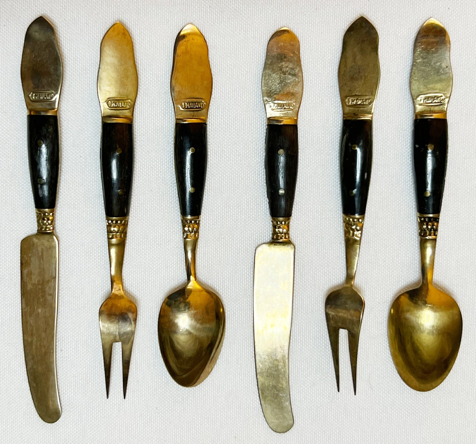 Thai Cocktail / Canapé / Appetizer Utensils With a Hindu Inspired ...