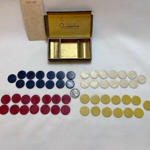 Vintage O Schoenhut Brodi Game Pieces for Play, Art or Collage Project ...