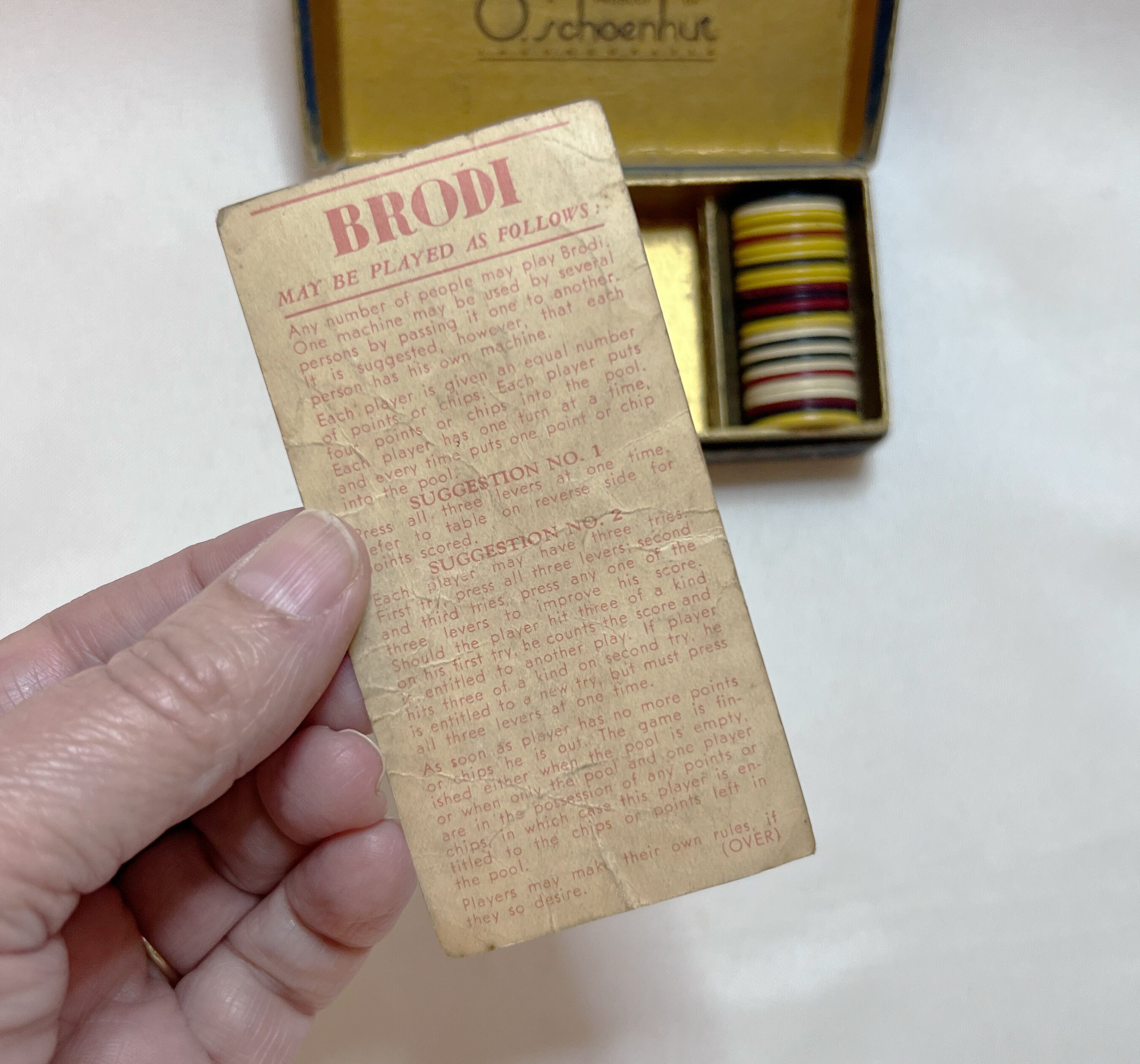 Vintage O Schoenhut Brodi Game Pieces for Play Art or Collage - Etsy