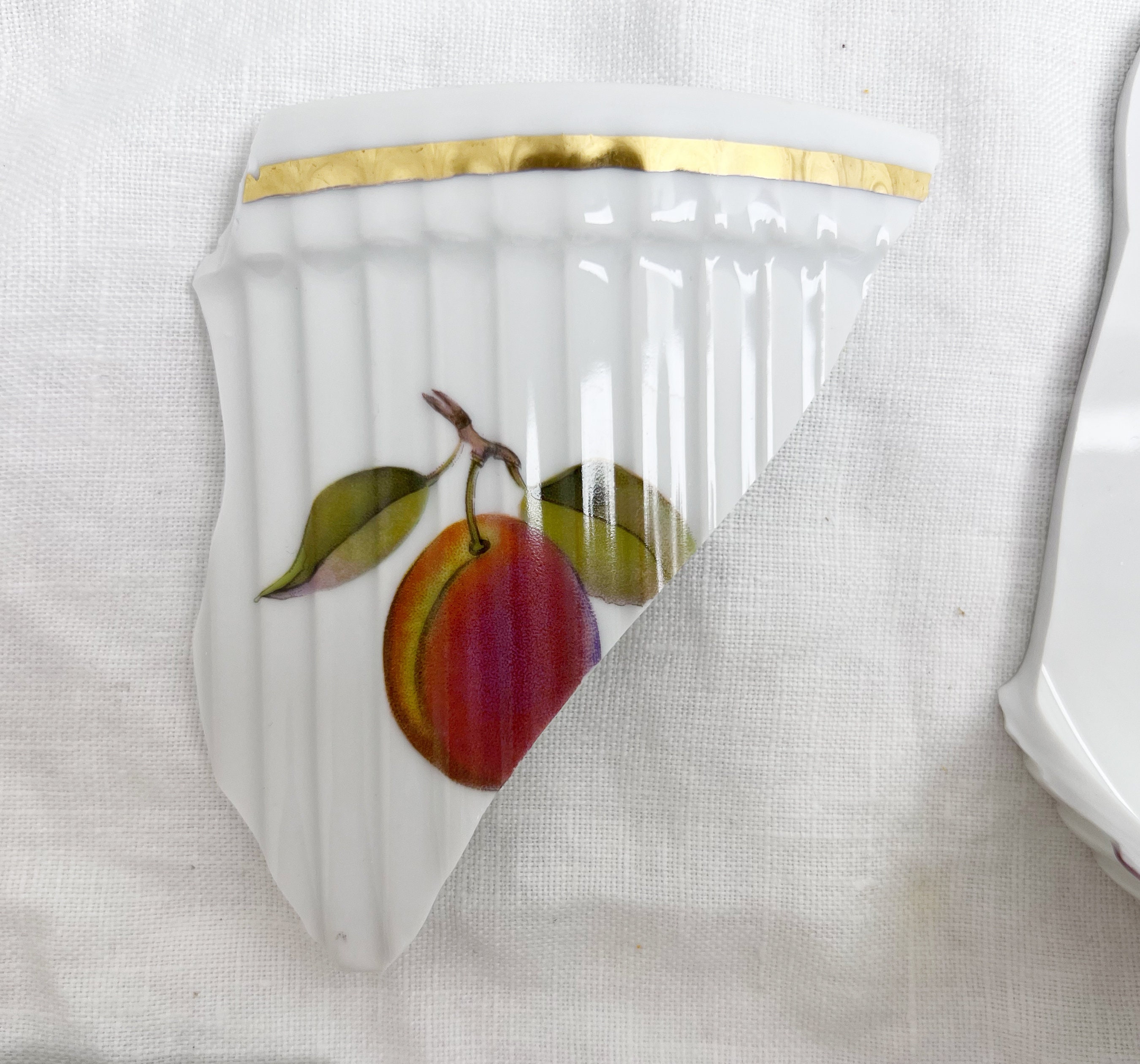 Vintage Porcelain Shards for Mosaic, Kintsugi or Jewelry Craft. Royal ...