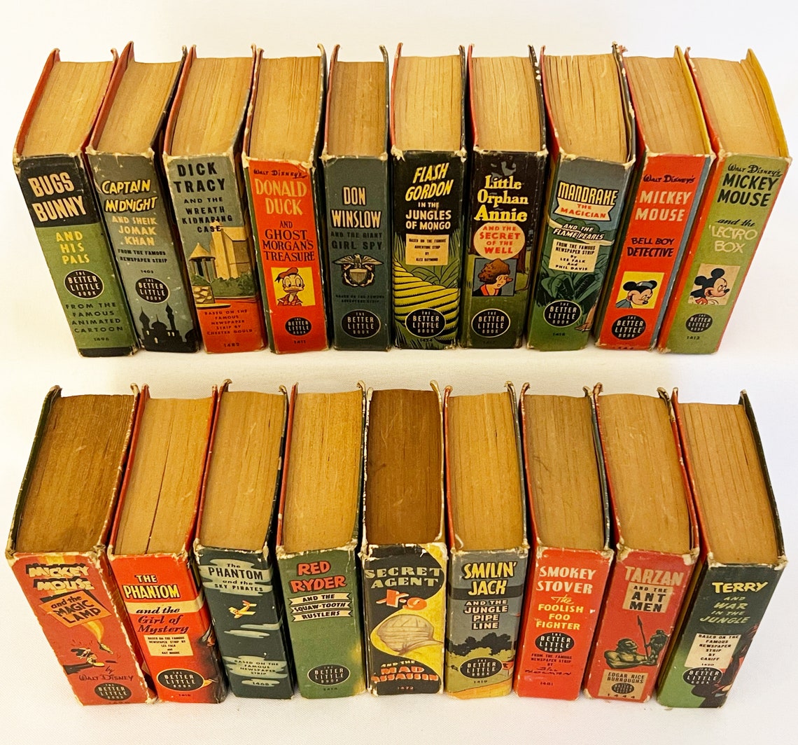 21 BETTER LITTLE BOOKS Collection. Most Very Good to Near Fine. 1938 ...