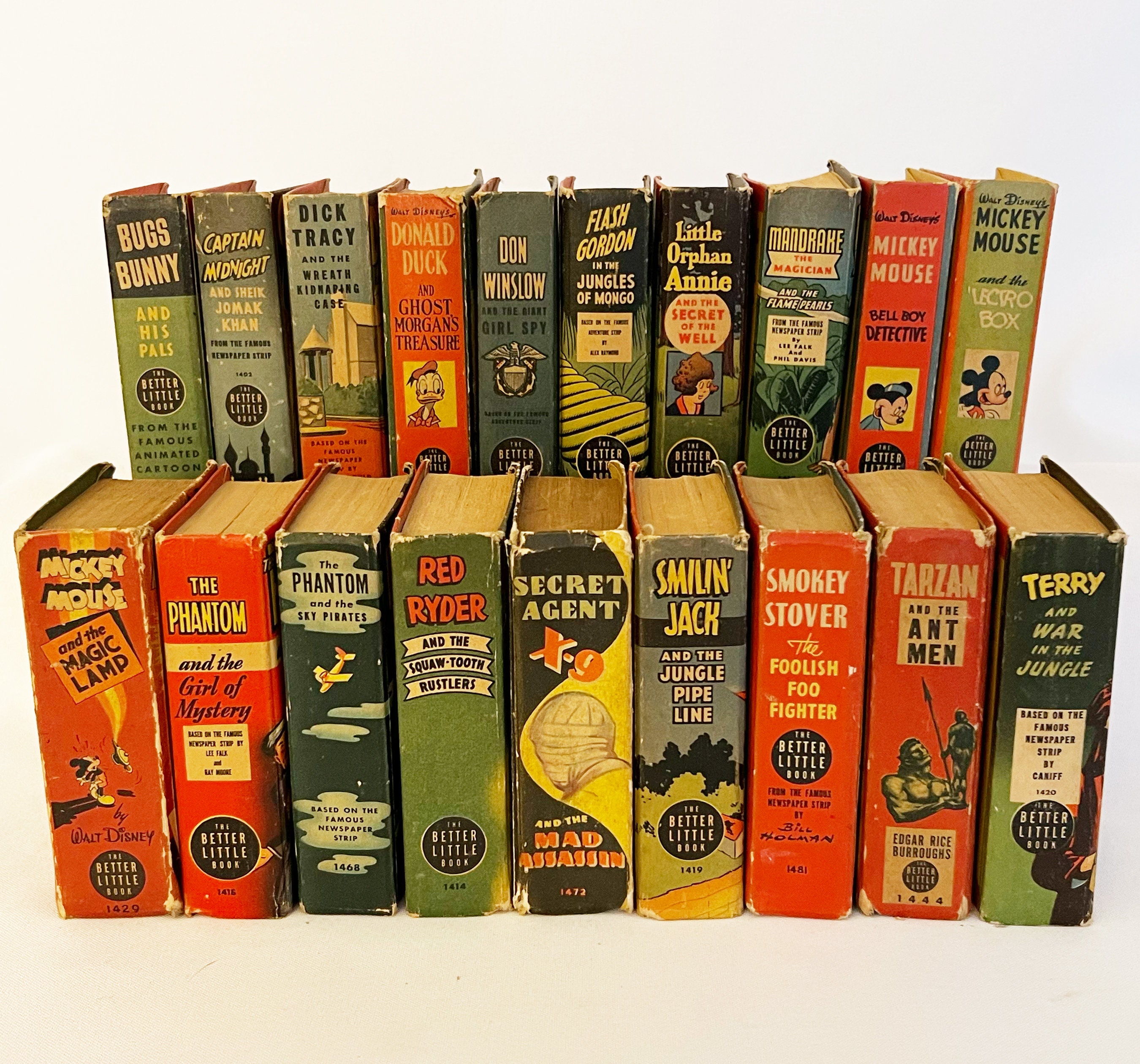 21 BETTER LITTLE BOOKS Collection. Most Very Good to Near Fine. 1938 ...