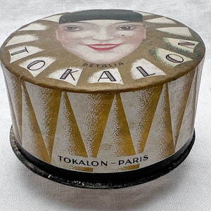 Antique Tokalon Paris Face Powder Original Box, Art Deco Featuring ...
