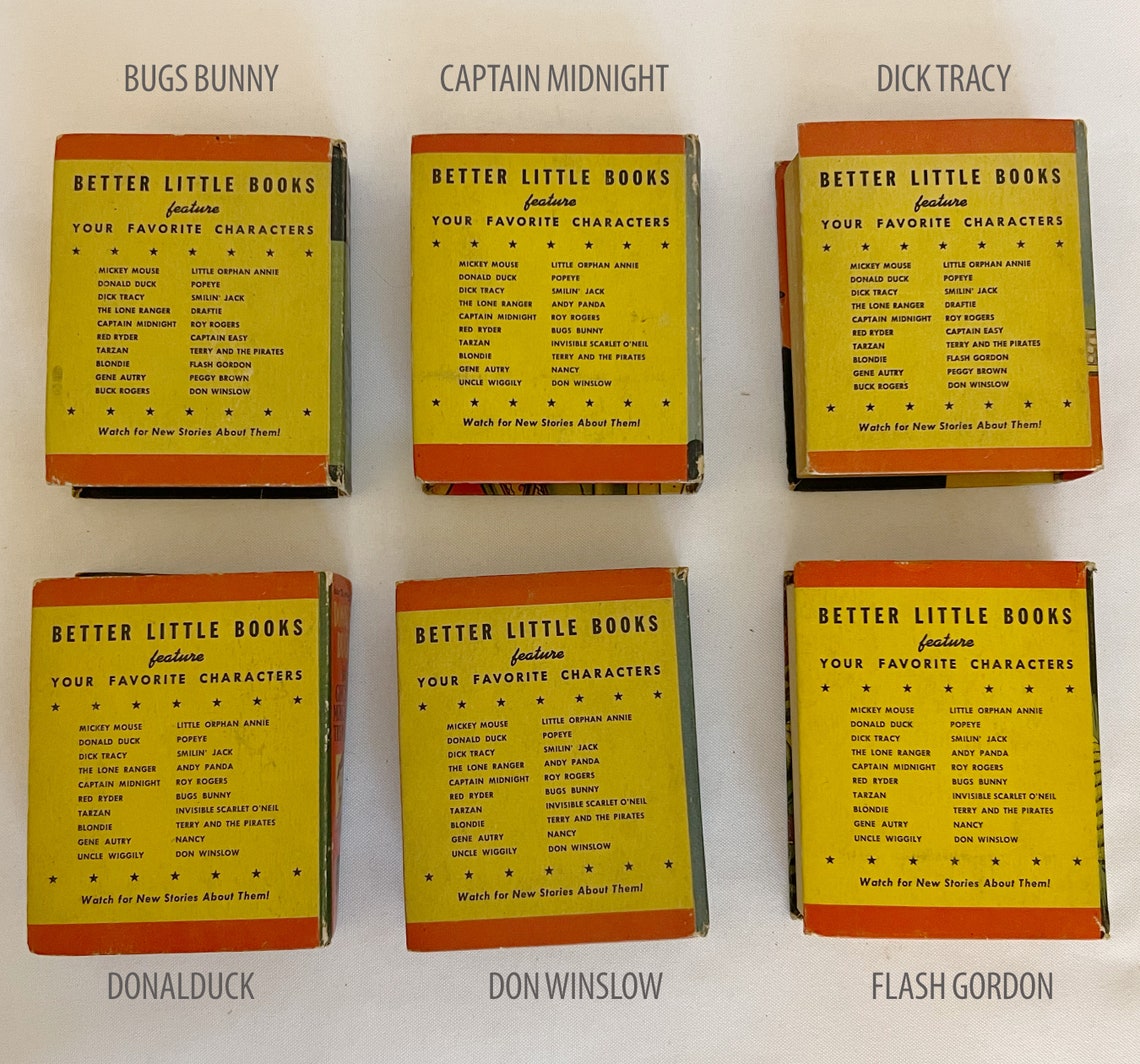 21 BETTER LITTLE BOOKS Collection. Most Very Good to Near Fine. 1938 ...