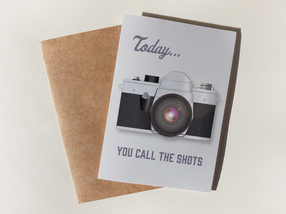 Retro Camera Birthday Card, Vintage Camera Greeting Card for ...