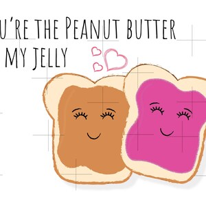 LGBTQ Valentine's Day Card for Her & Her, Peanut Butter to My Jelly Gay ...