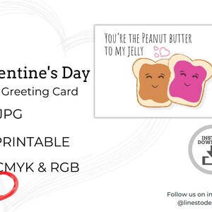 LGBTQ Valentine's Day Card for Her & Her, Peanut Butter to My Jelly Gay ...