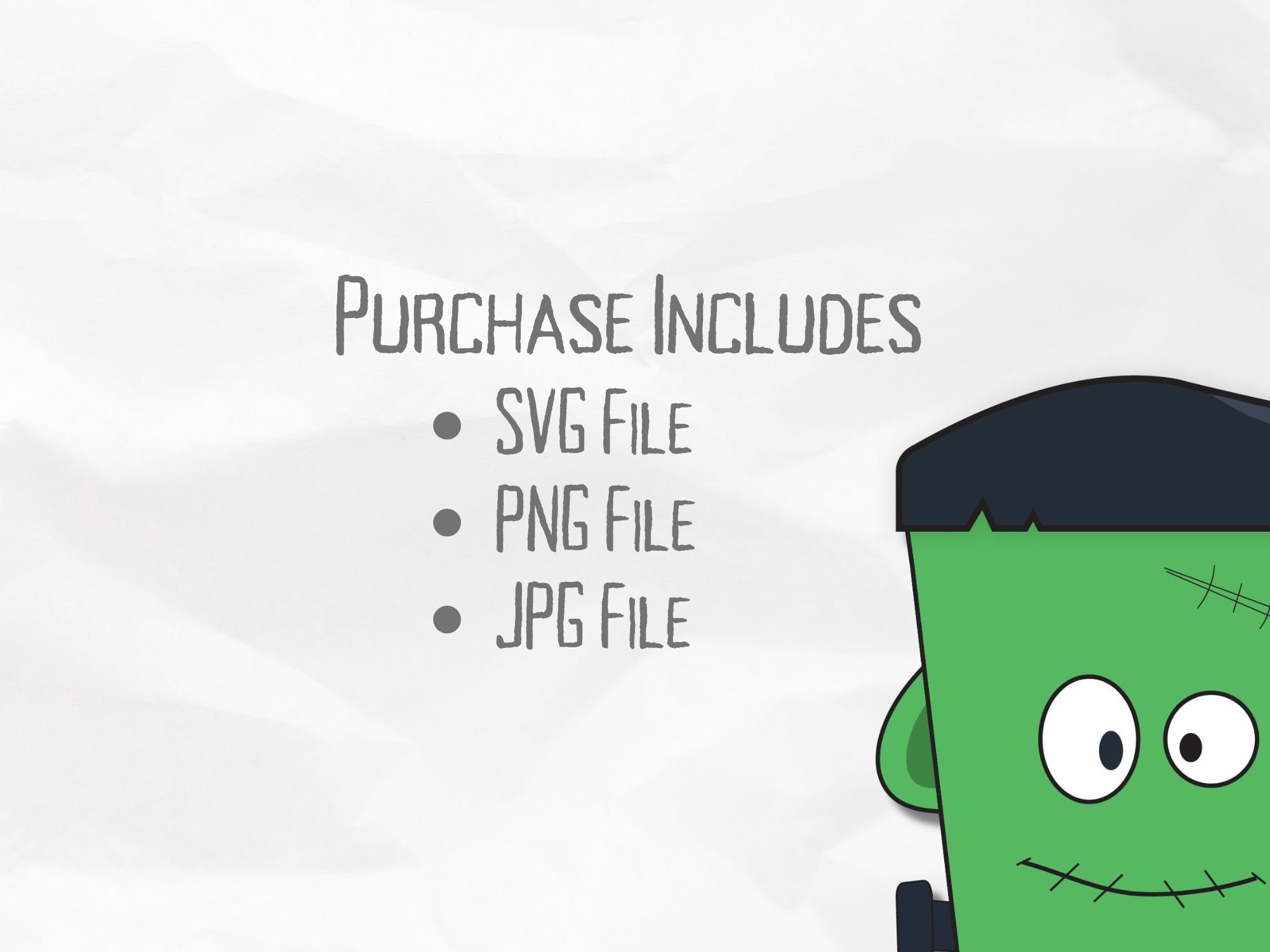 Halloween Frankenstein Clipart SVG Character, Digital Spooky Cute ...