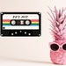Cassette Tape SVG, PNG Clipart Files Retro Vintage 80s & 90s Design Old ...