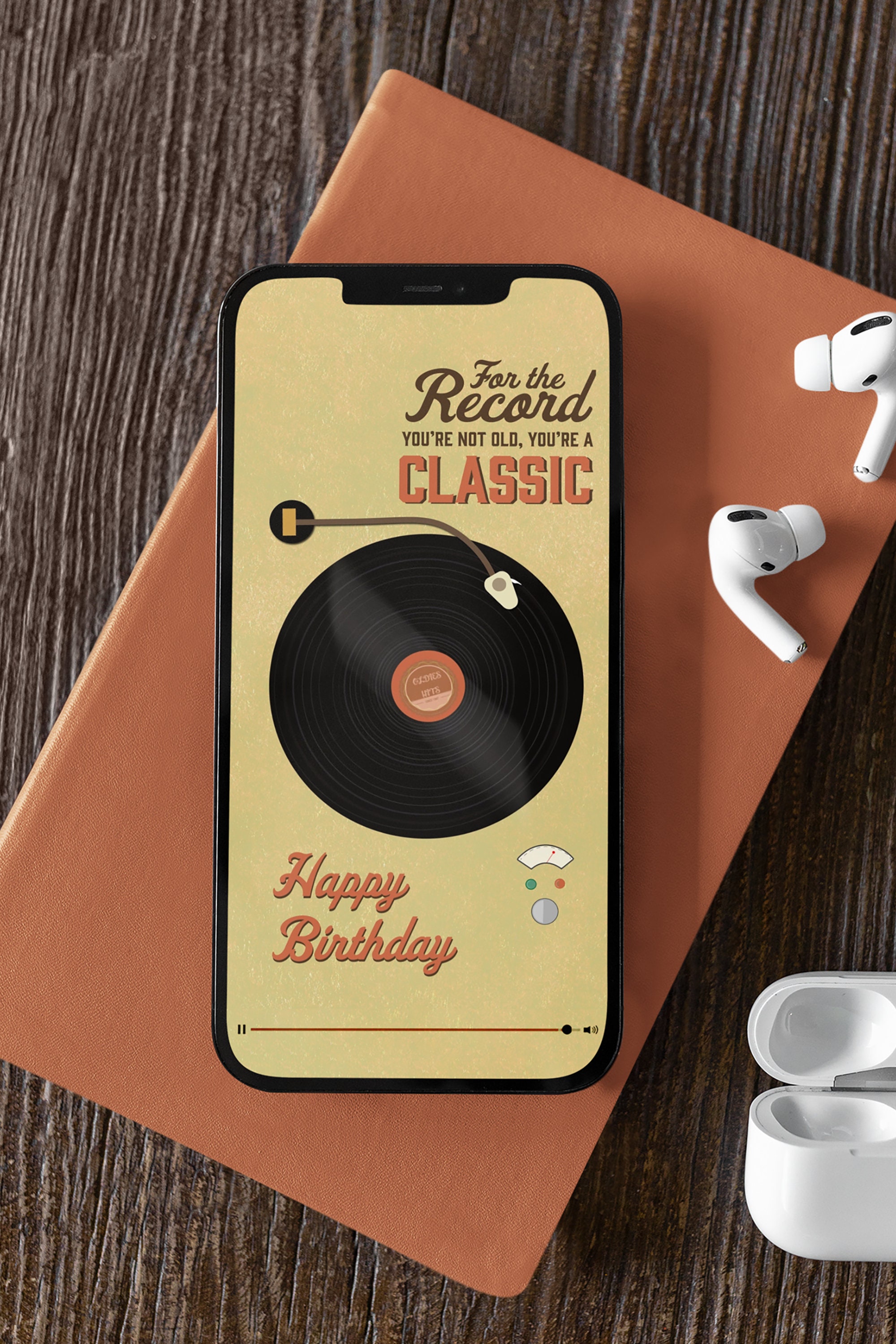 Animated Birthday Card Video Vintage Animated Record Player Greeting ...