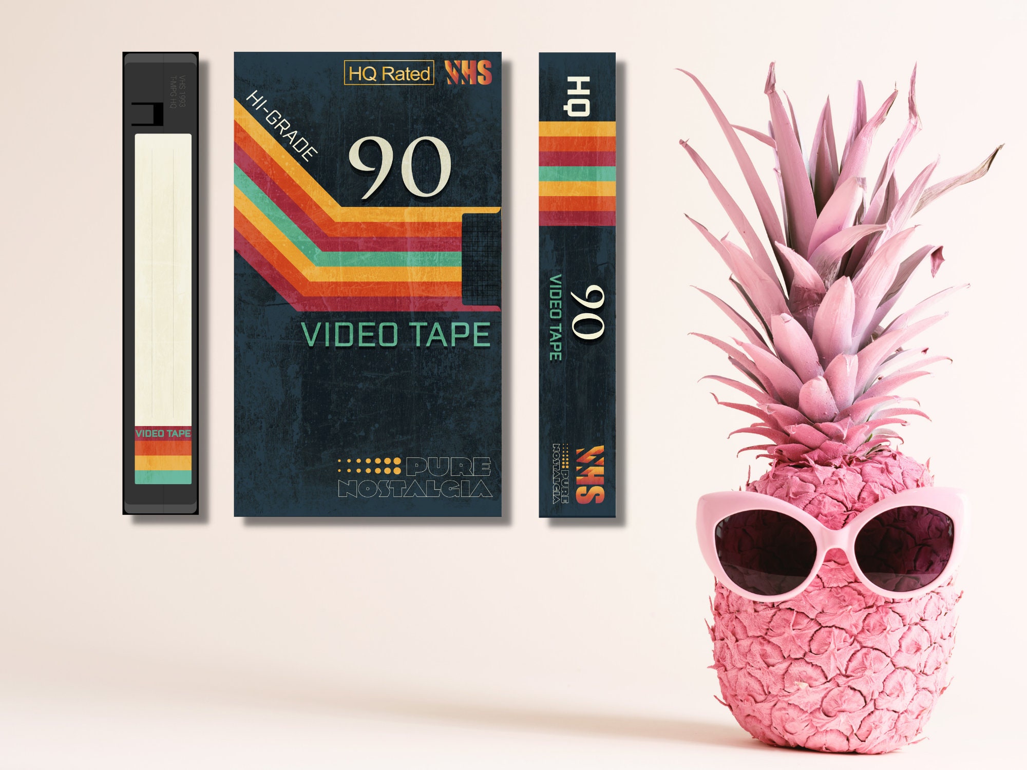 90s Clipart VHS Tape Cover Svg Retro Design Nostalgia - Etsy