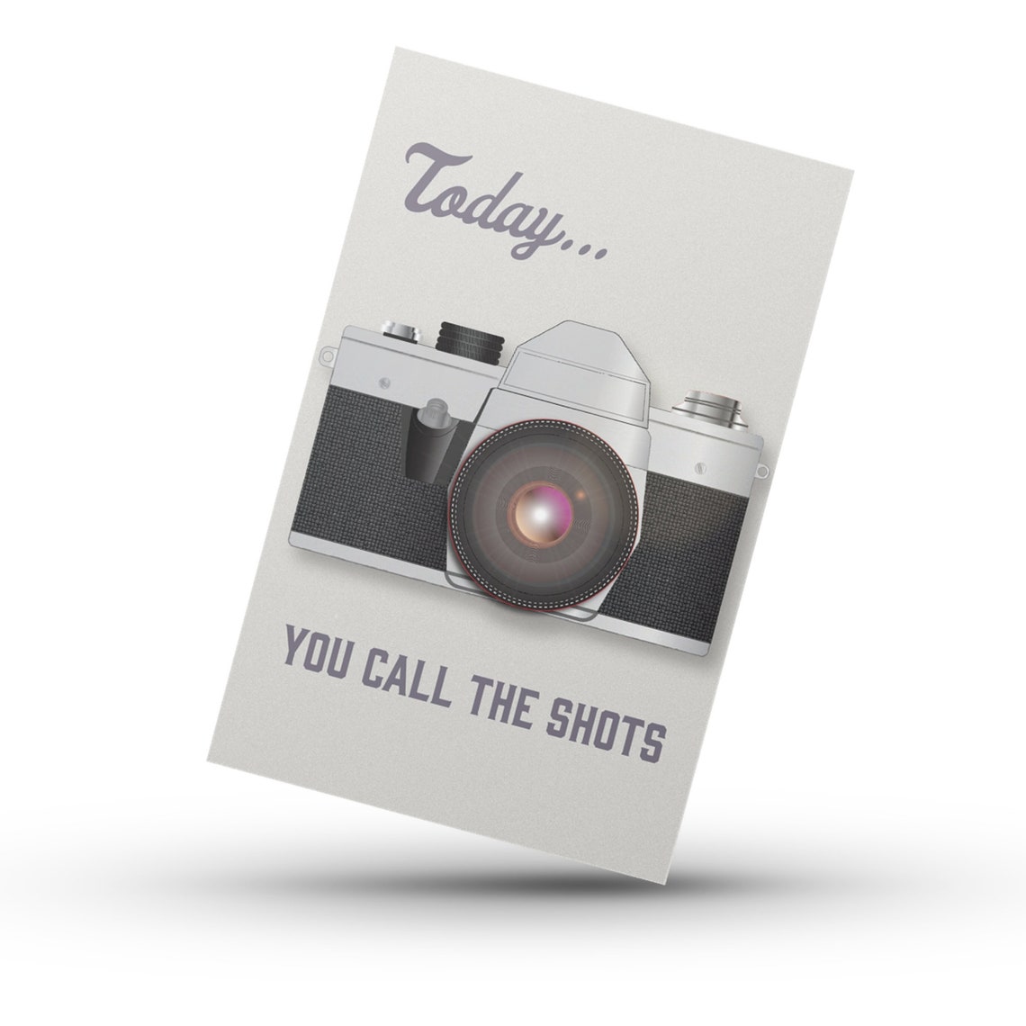 Retro Camera Birthday Card, Vintage Camera Greeting Card for ...
