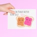 LGBTQ Valentine's Day Card for Her & Her, Peanut Butter to My Jelly Gay ...