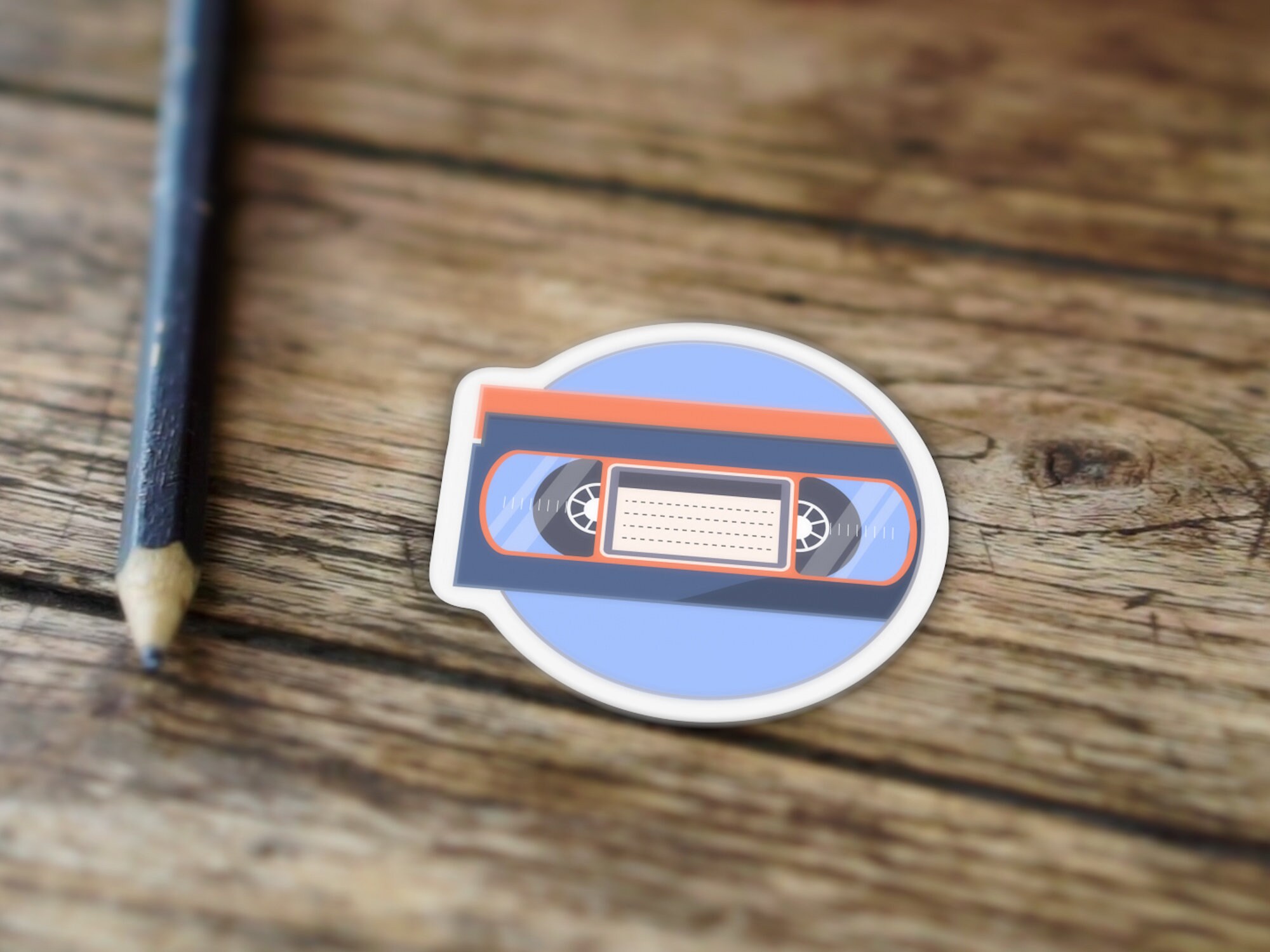 VHS Tape Sticker Retro 90s Aesthetic, 80s & 90s Aesthetic Nostalgia ...