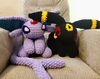 Espeon Umbreon Blanket - Etsy