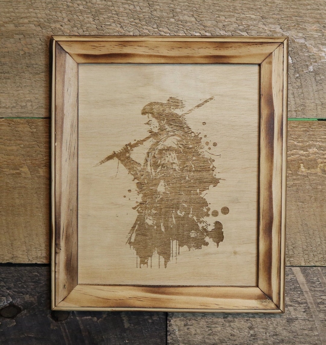 Laser Engraving Art, Samurai - Etsy