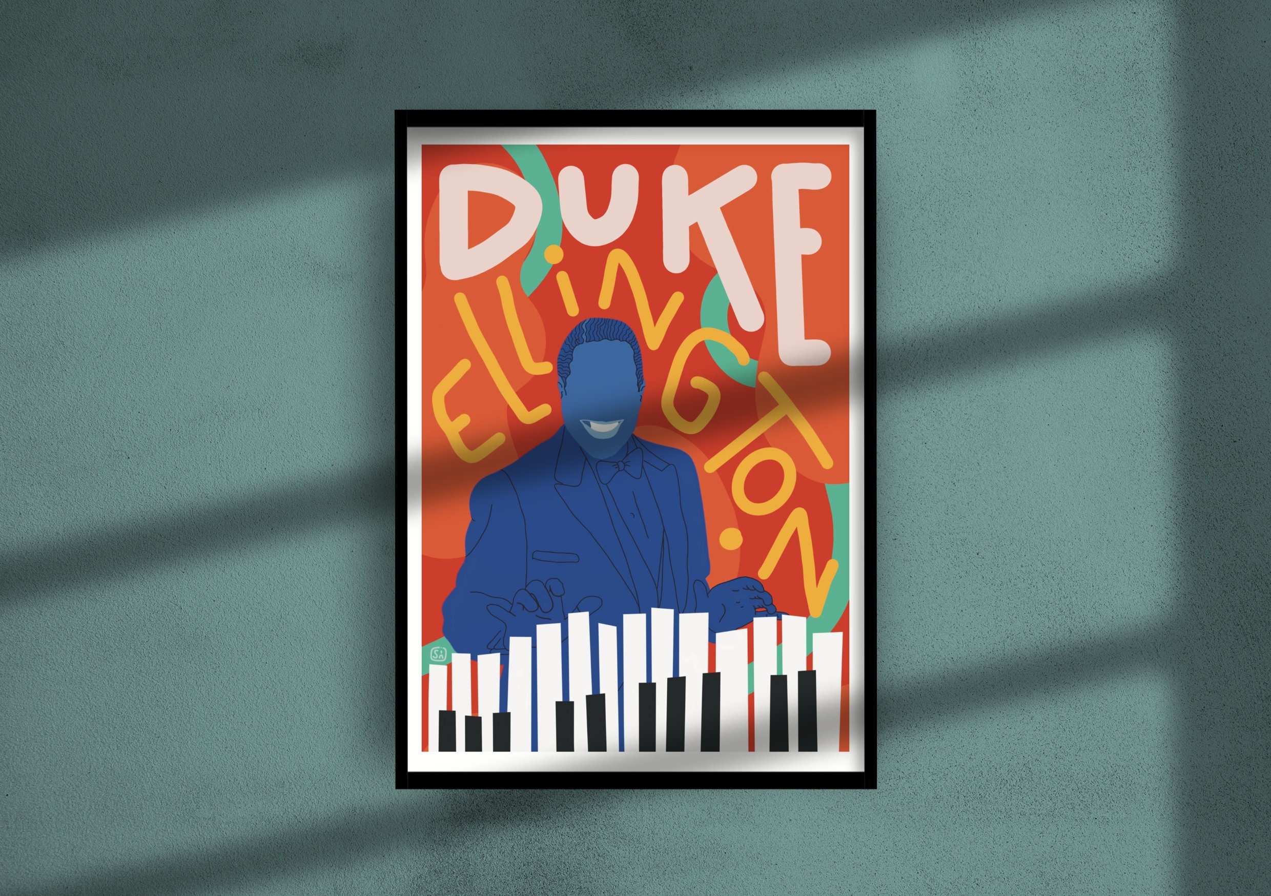 Printable Duke Ellington Poster Wall Art | INSTANT DIGITAL DOWNLOAD ...
