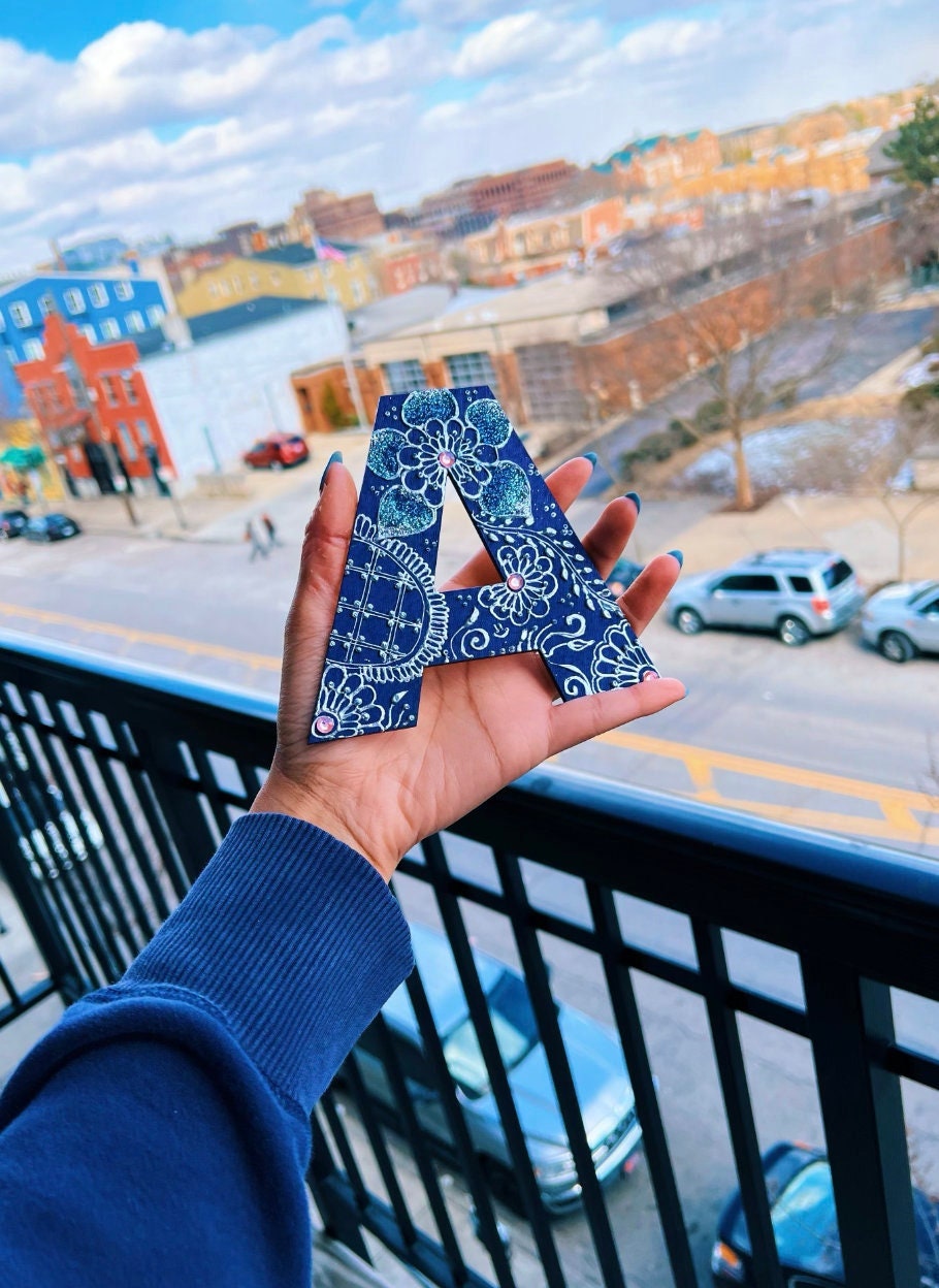 Mini Henna Letters// Wooden Letters - Etsy