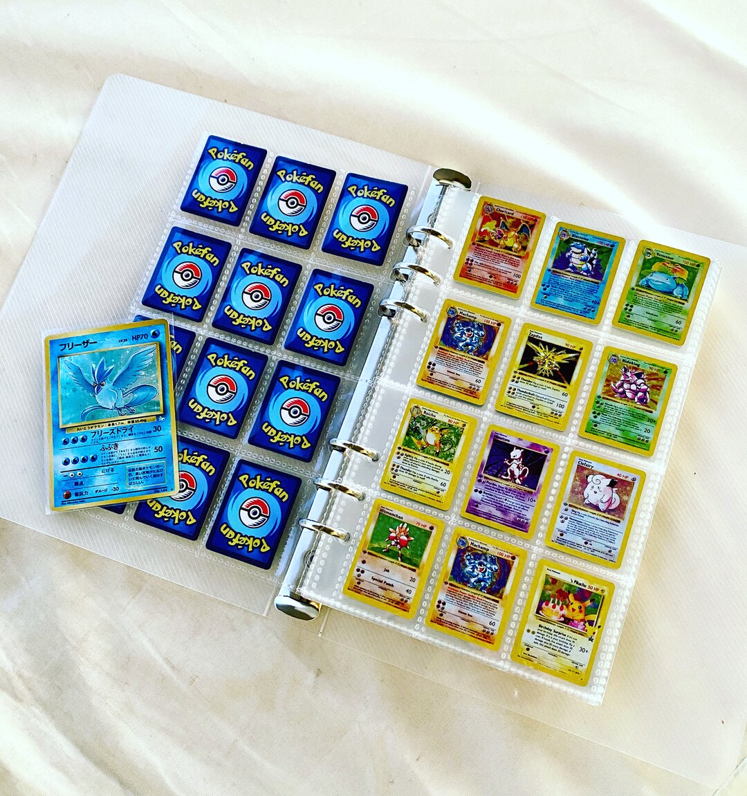 MINI Double Sided 12 Pocket Folder Pages/sleeves - Suitable for 1:2 ...