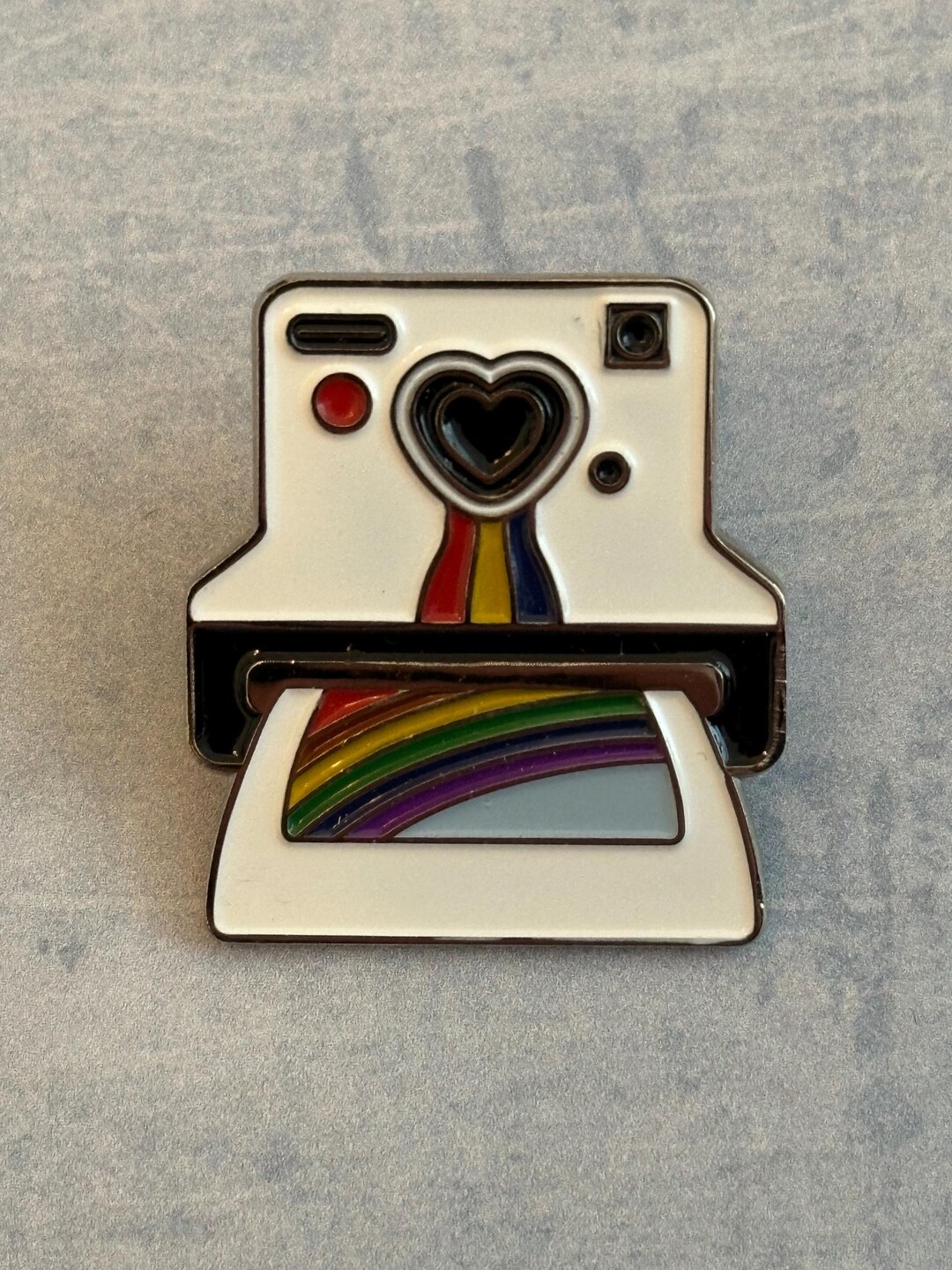 Polaroid Camera Enamel Pin Badge: 80s 90s Nostalgia Gift - Etsy