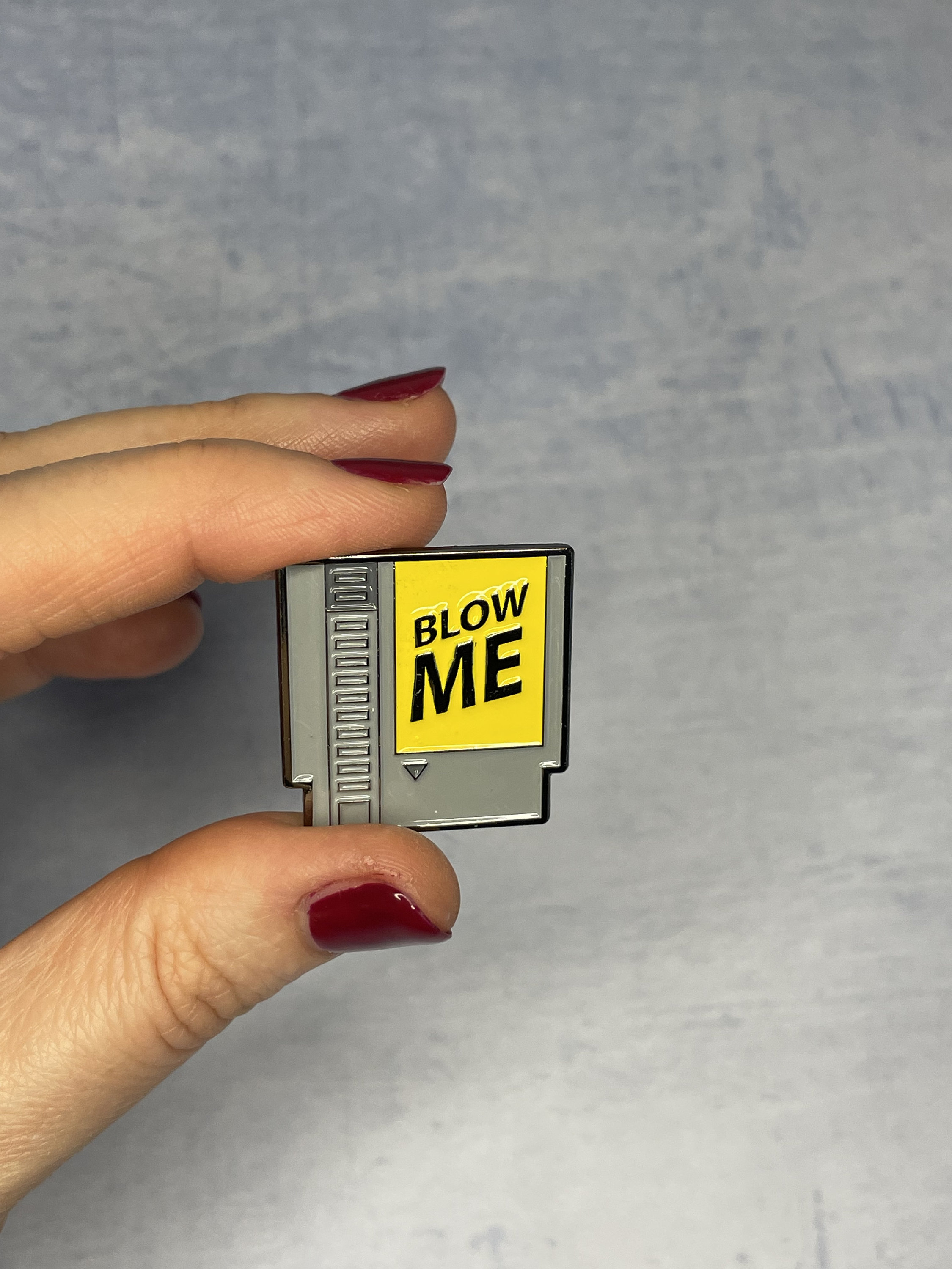 Funny Rude Vintage Retro Lapel Pin Enamel Badge Floppy Disk Disc ...