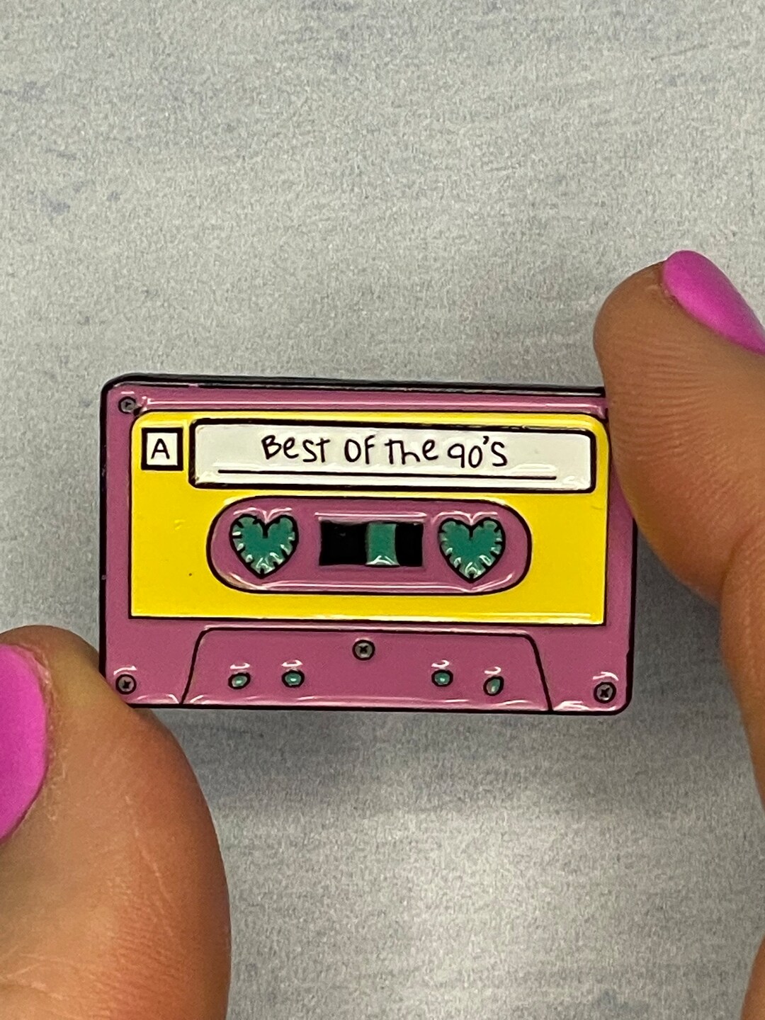 90s Mix Tape Enamel Pin: Retro Nostalgia Gift - Etsy